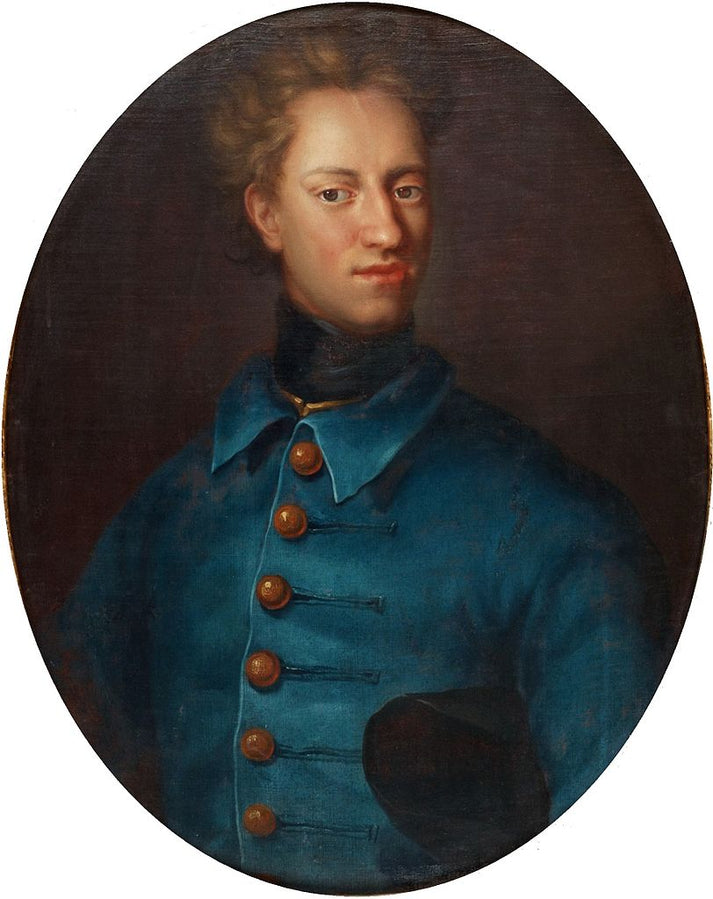 King Karl XII of Sweden, vintage artwork by David von Krafft, vintage ...