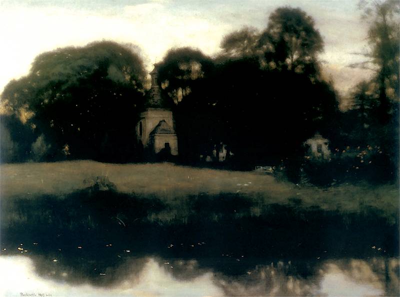 Park Duboju, vintage artwork by Jozef Pankiewicz, A3 (16x12") Reproduc ...