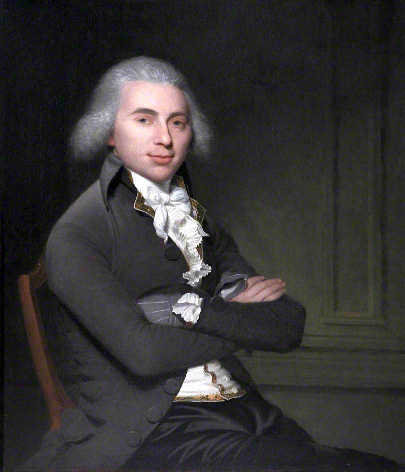 Lieutenant-Colonel William Troughton in Civilian Dress, vintage artwor ...