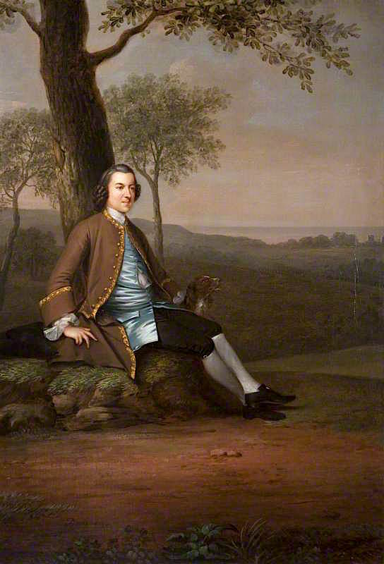 Mr Peter du Cane, vintage artwork by Arthur Devis, vintage art, A3 (16 ...