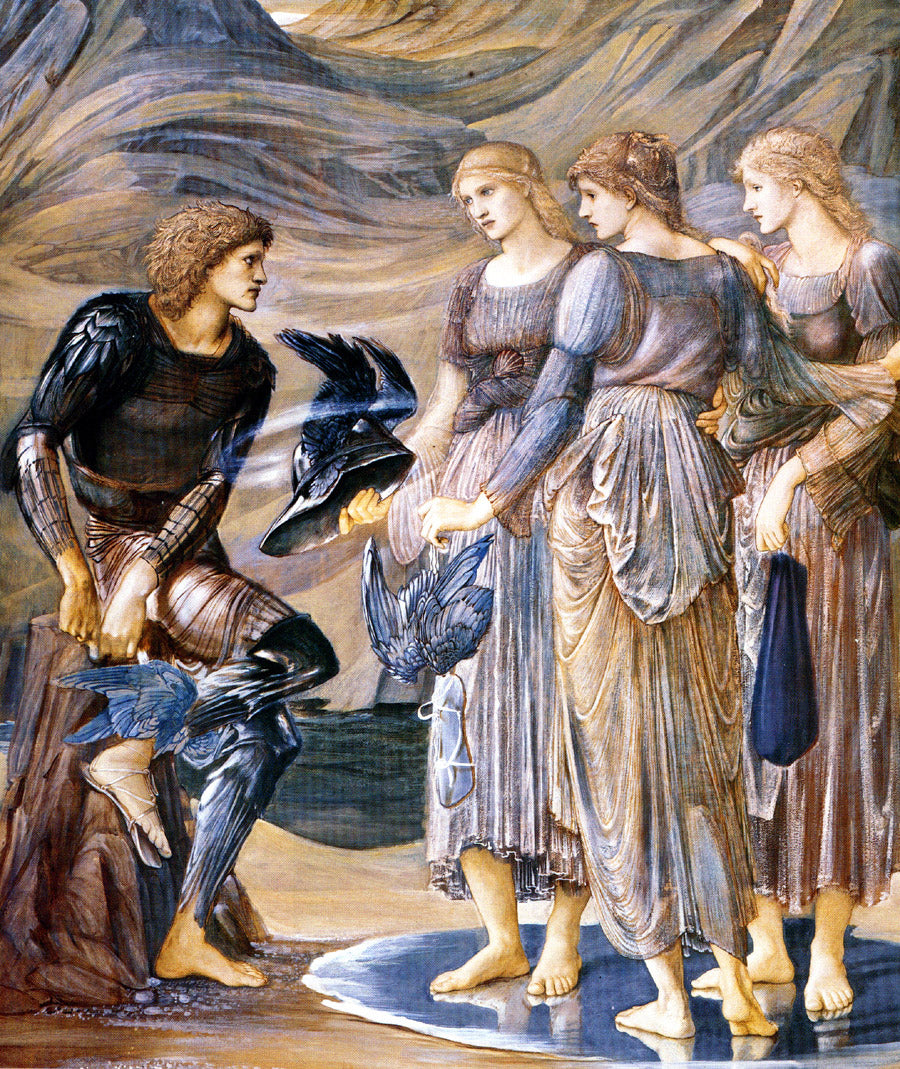 Perseus-Cycle: Perseus and the Sea Nymphs, vintage artwork by Sir Edwa ...
