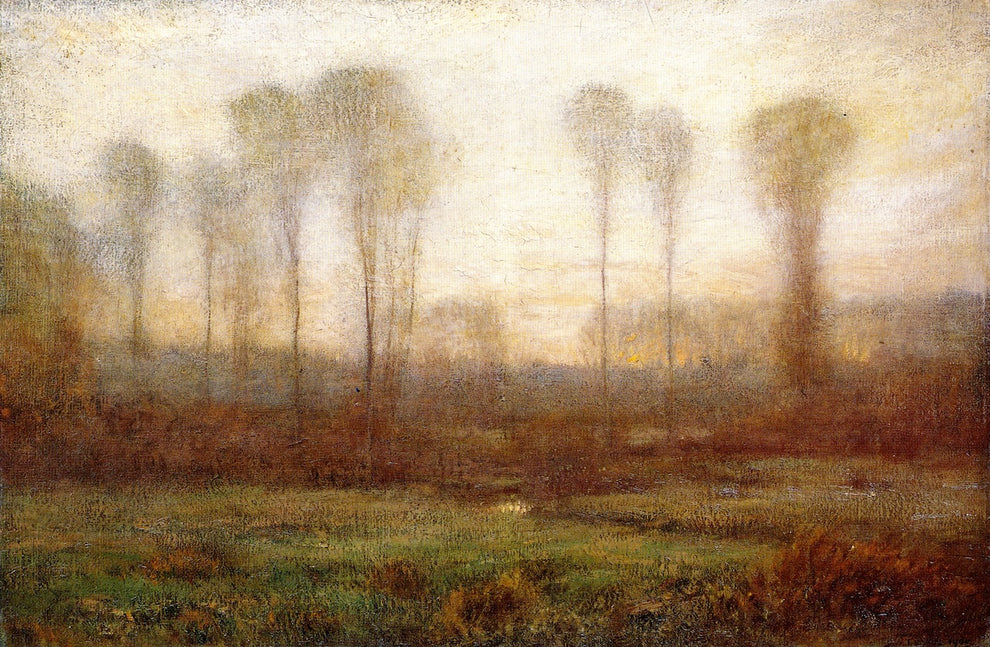Before Sunrise, June, vintage artwork by Dwight W. Tryon, A3 (16x12 ...