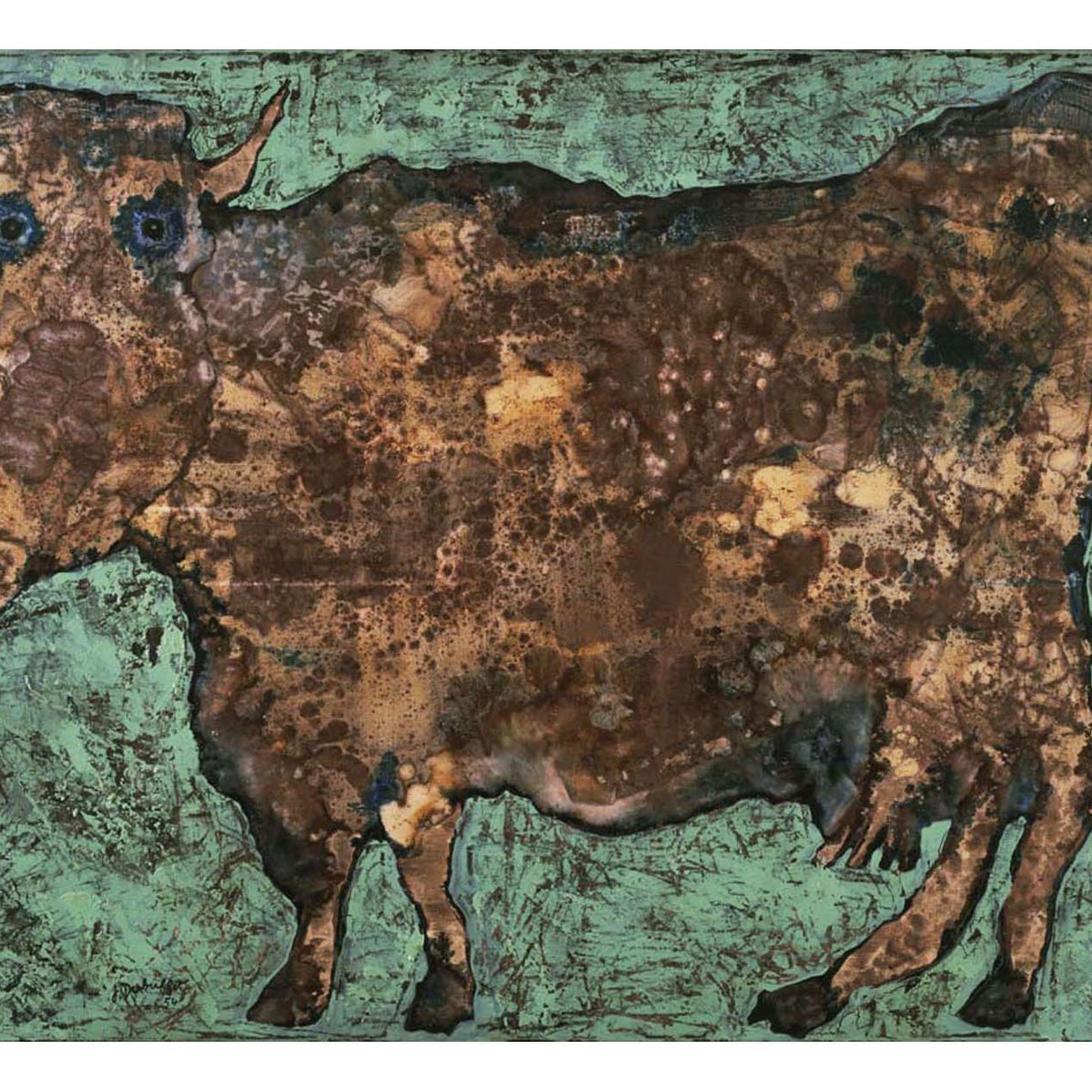 Jean Dubuffet Cow Jean Dubuffet The Cow With A Subtile Nose, 1954