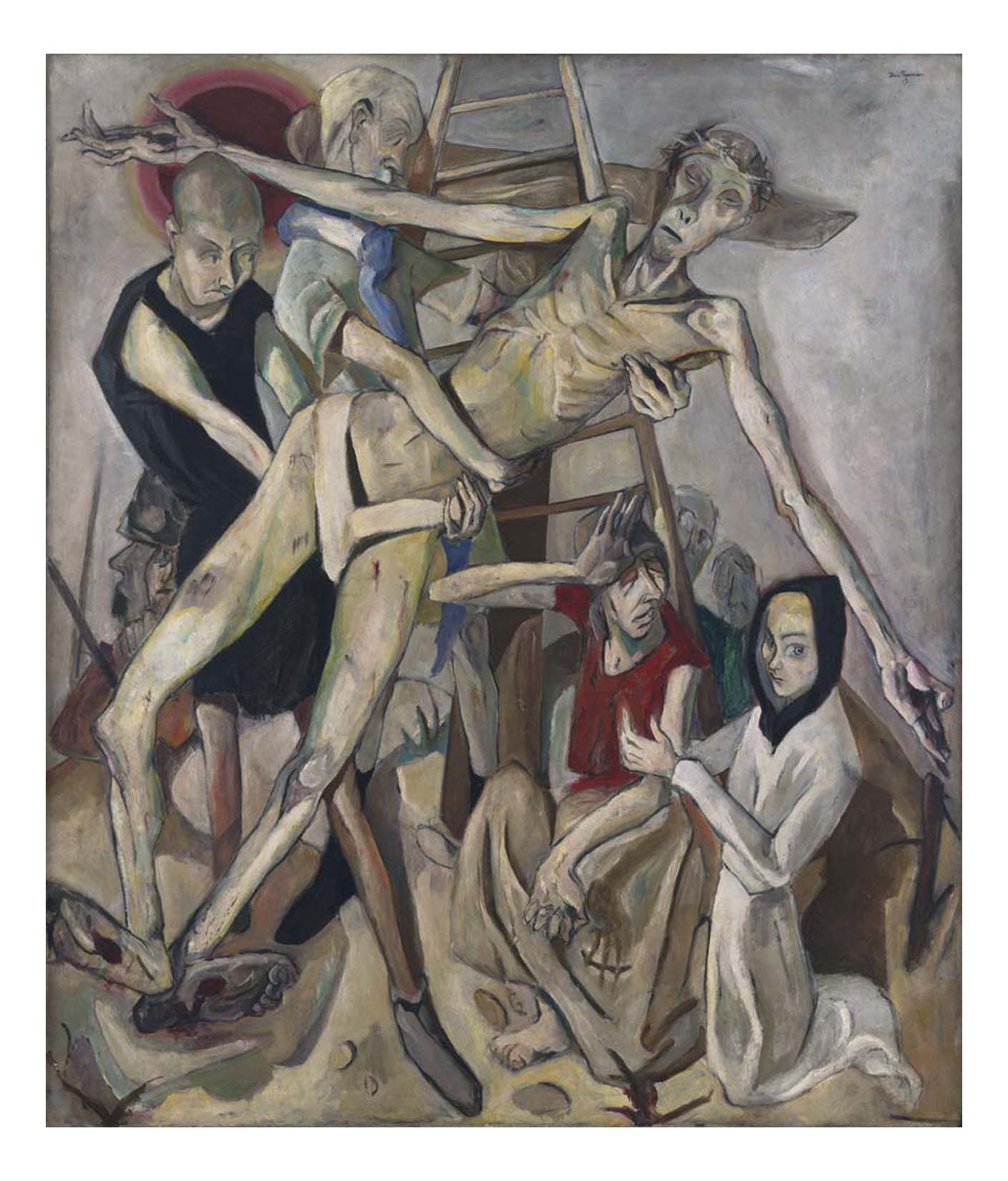 Max Beckmann - The Descent from the Cross, 16x12" (A3) Poster Print ...