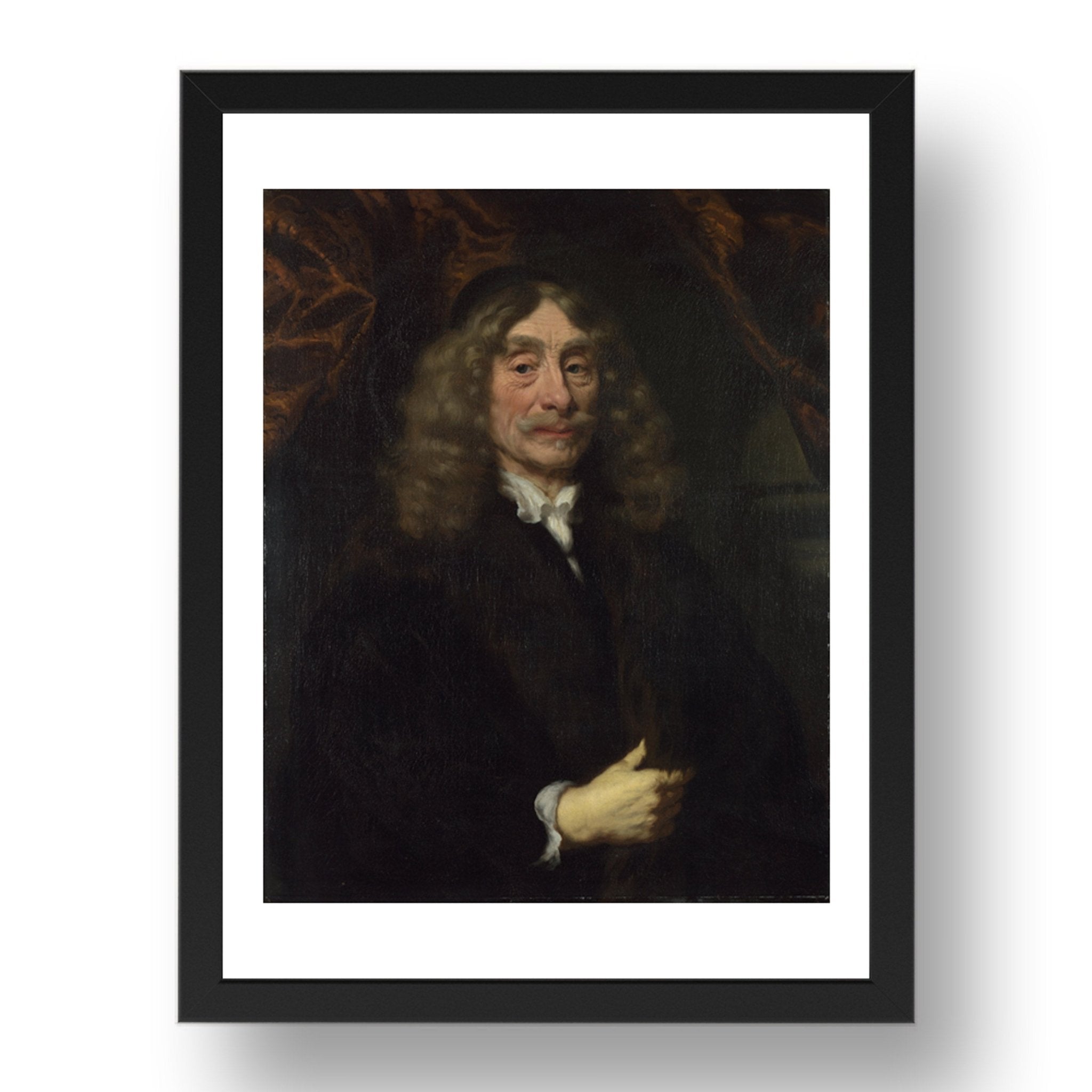 Nicolaes Maes: Portrait of Jan de Reus, Poster in 17x13"(A3) Frame ...