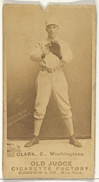 Owen F. "Spider" Clark Catcher Washington Nationals from th-16x12"(A3 ...