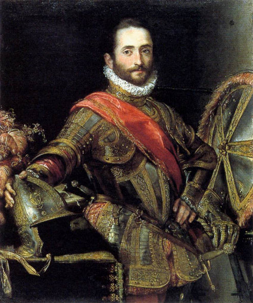 Portrait of Francesco Il della Rovere, vintage artwork by Federico Bar ...