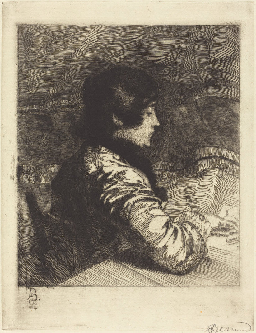 Madame Besnard by Albert Besnard (French, 1849 - 1934), 16X12"(A3)Post ...