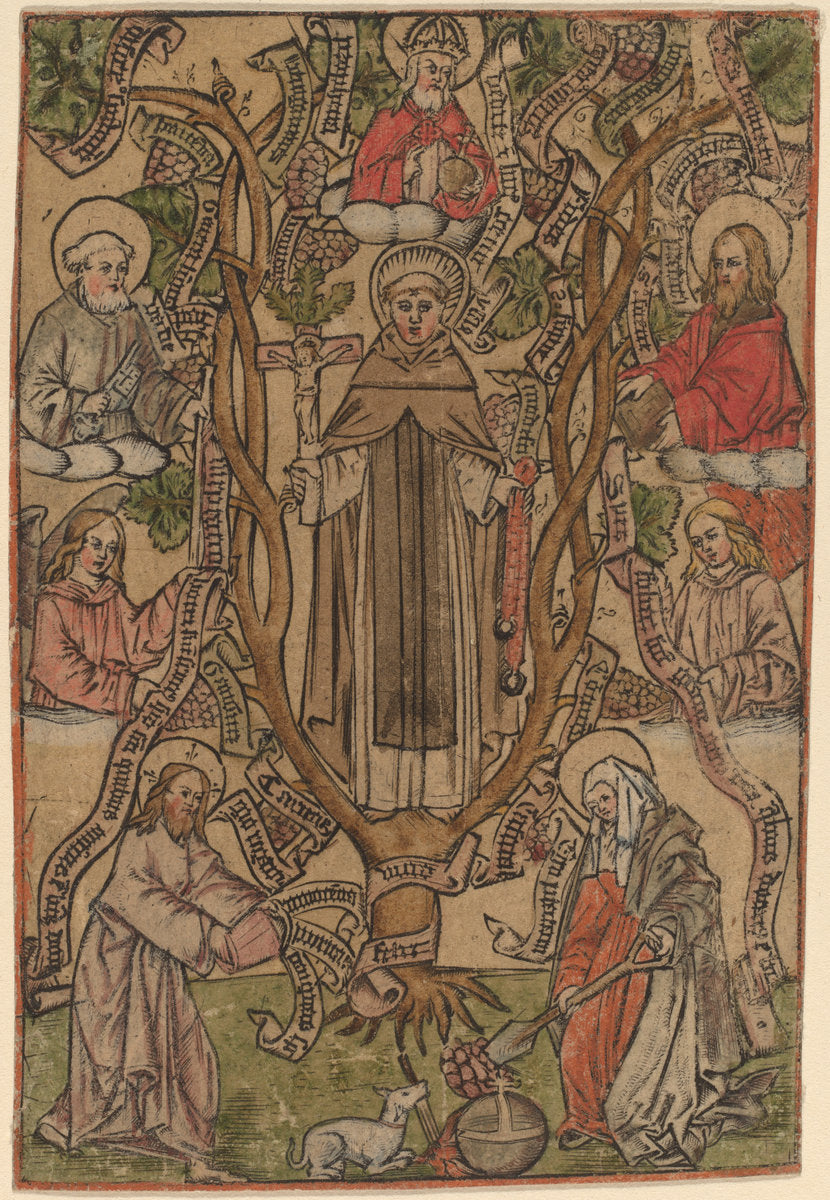 Saint Dominic by Master S (Flemish, active 1505/1520), 16X12"(A3)Poste ...