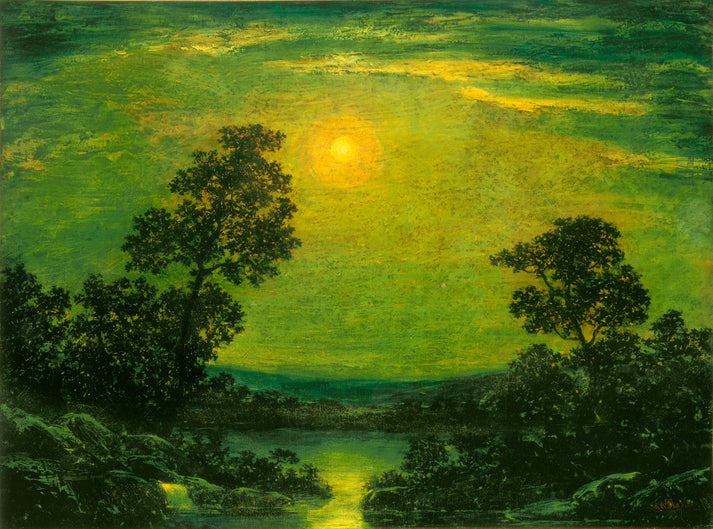 early 20th century by Imitator of Ralph Albert Blakelock (Moonlight ...